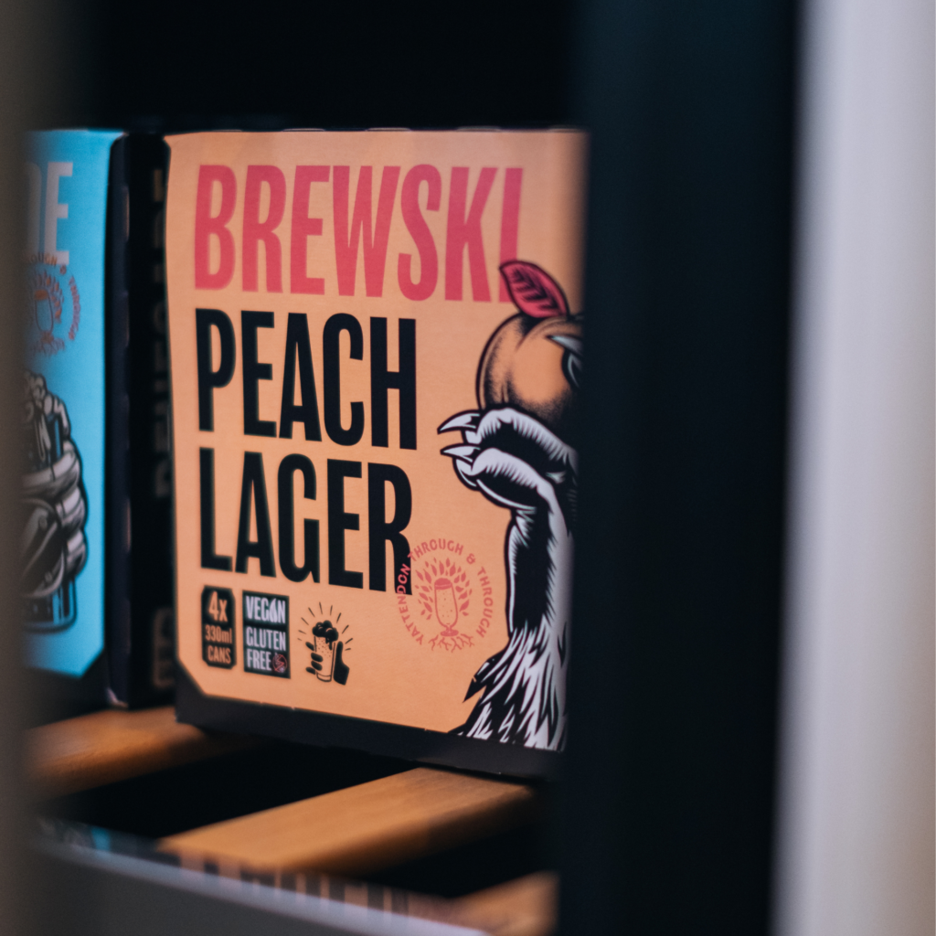 Brewski Peach Lager – Buy Peach Beer Online | Renegade