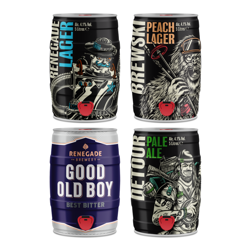 5L Mini Kegs - Renegade Brewery