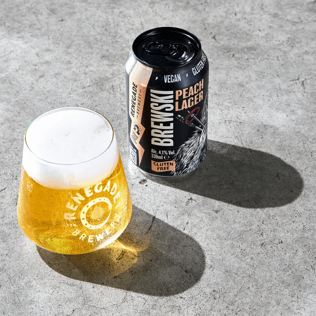 Brewski Peach Lager – Buy Peach Beer Online | Renegade