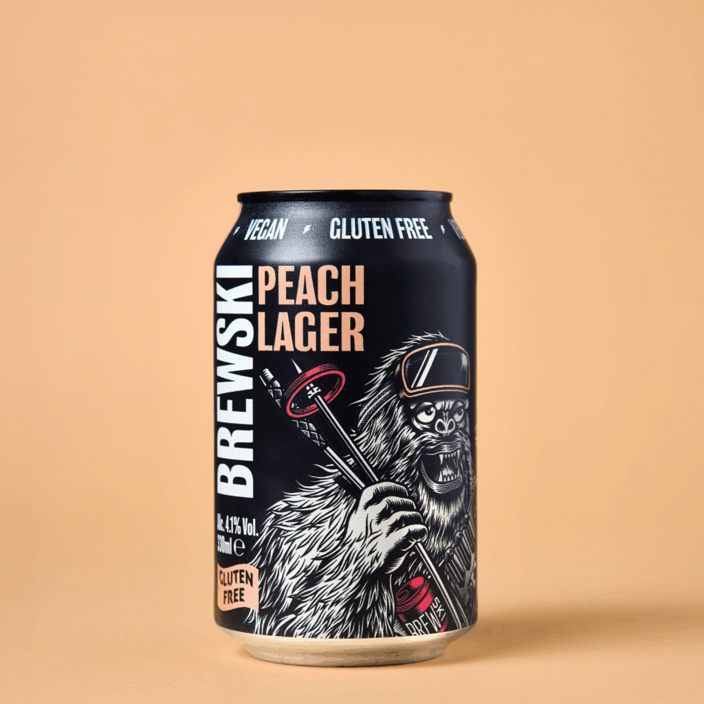 Brewski Peach Lager – Buy Peach Beer Online | Renegade