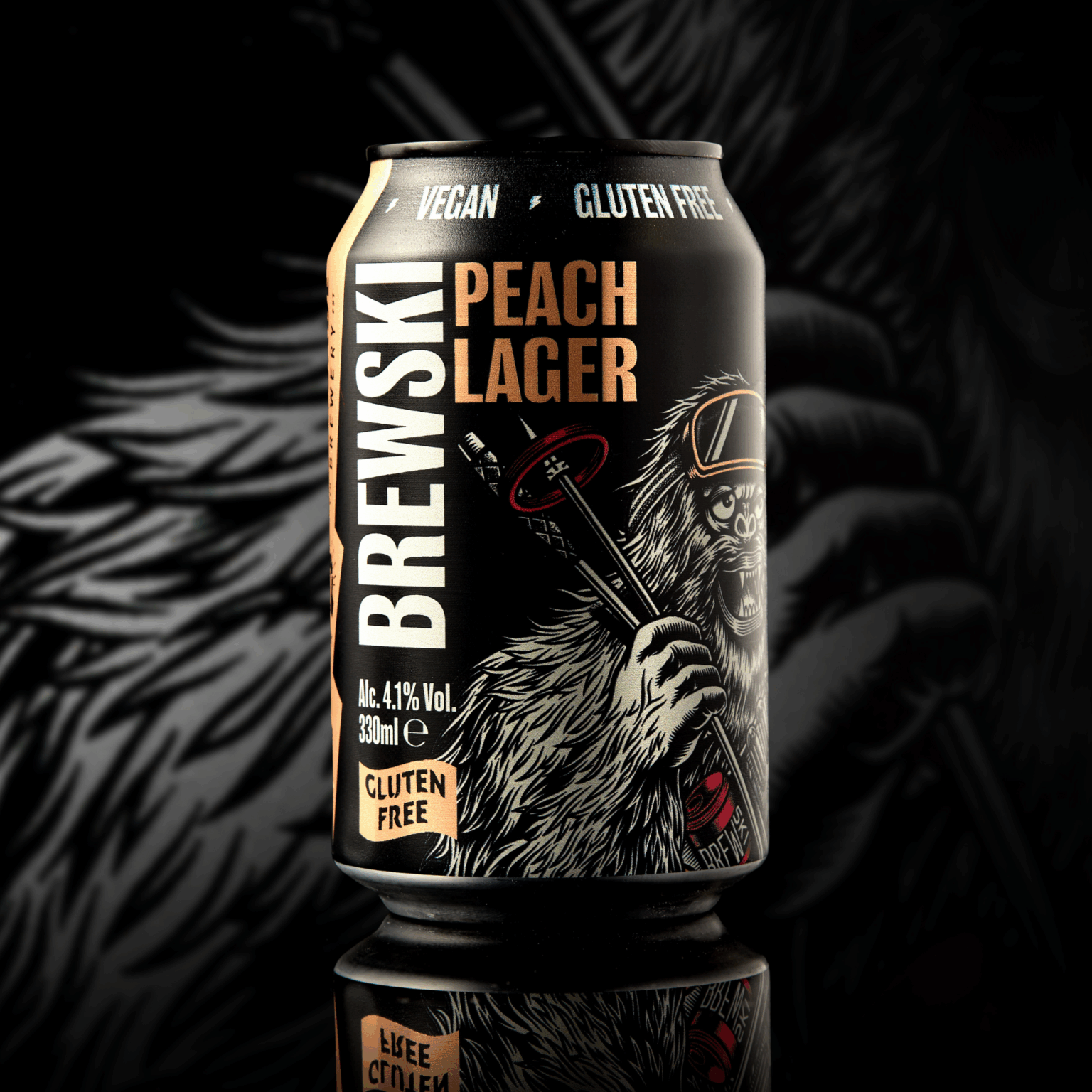 Brewski Peach Lager – Buy Peach Beer Online | Renegade